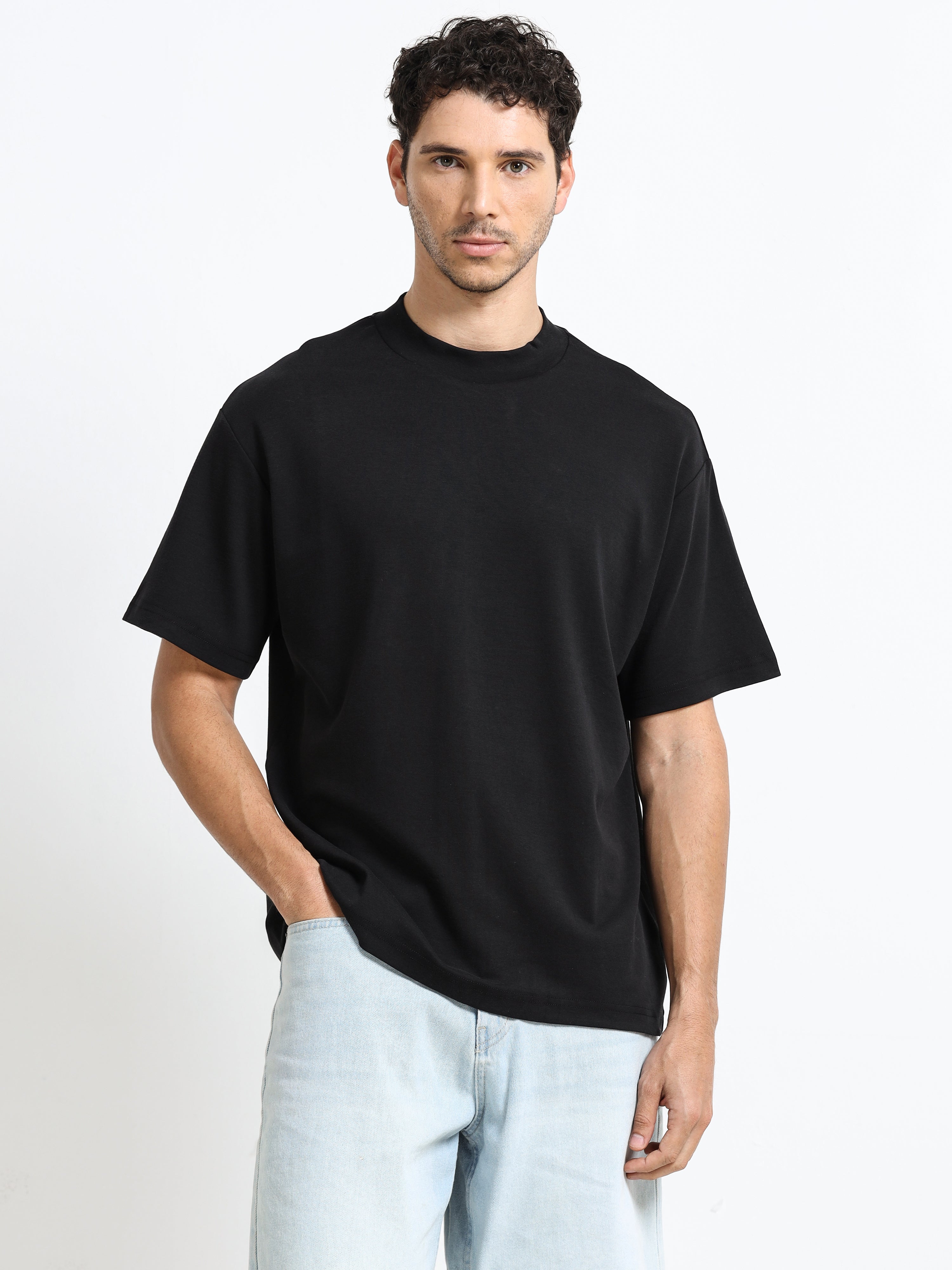 Essential Black T-Shirt – DAVIDO LONDON